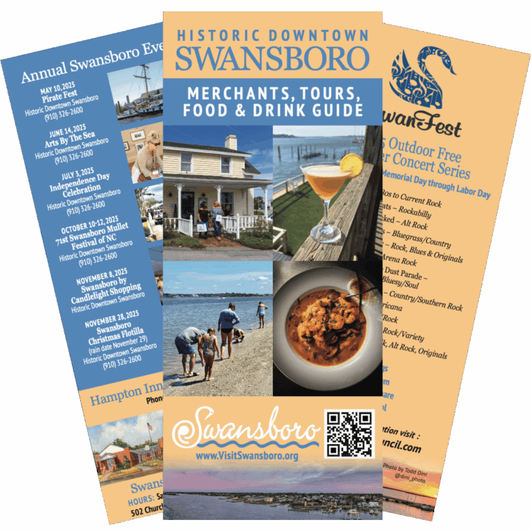 Merchants, Tours, Food & Drink Guide & Map